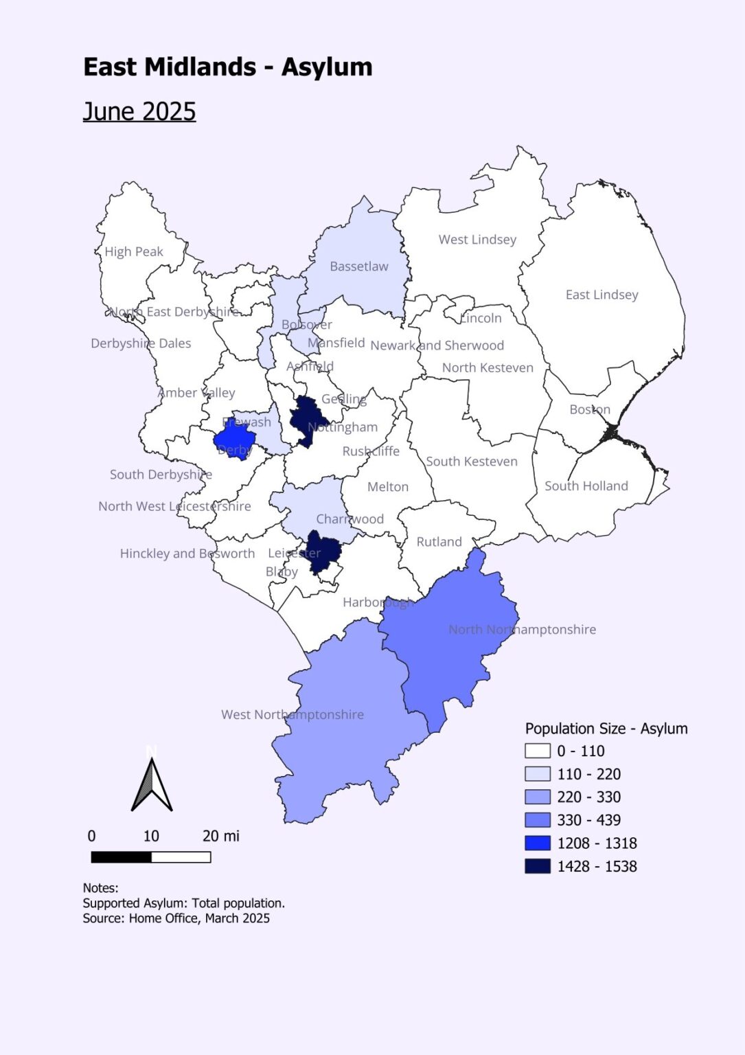 Regional Asylum & Resettlement Heatmaps