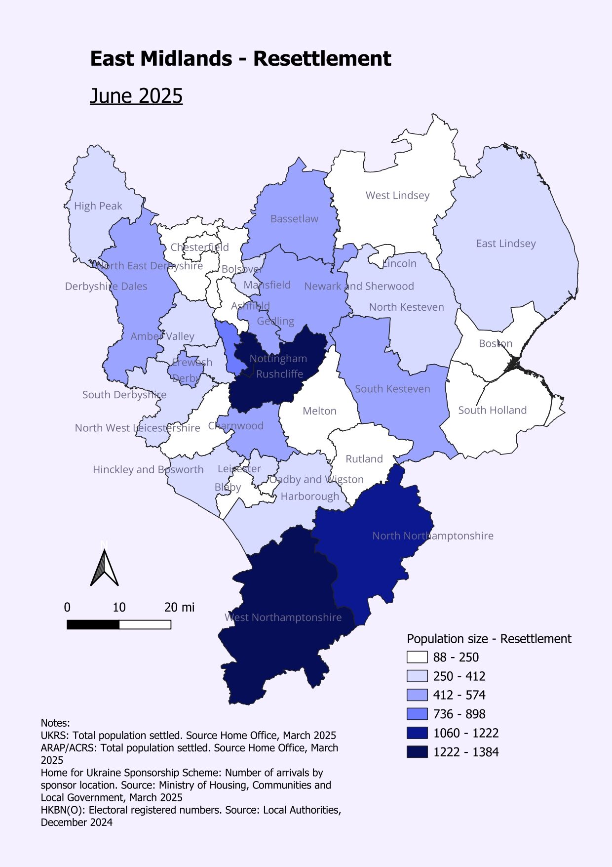 Regional Asylum & Resettlement Heatmaps